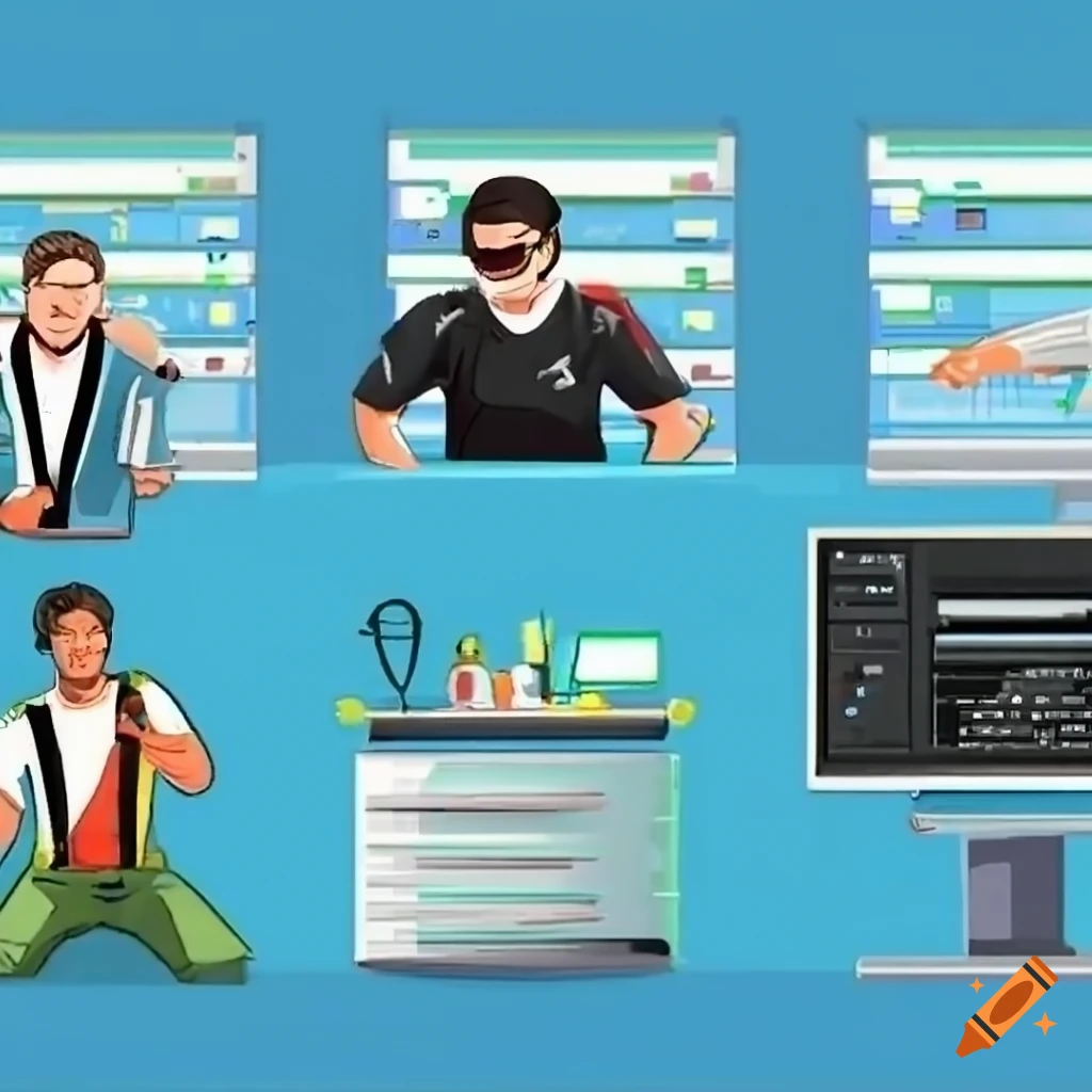 Gta server experience on Craiyon