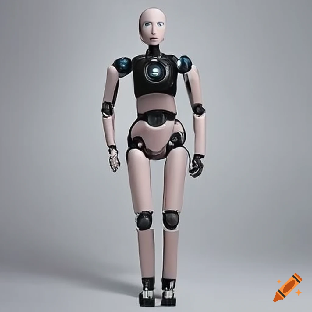 Female humanoid robot on Craiyon