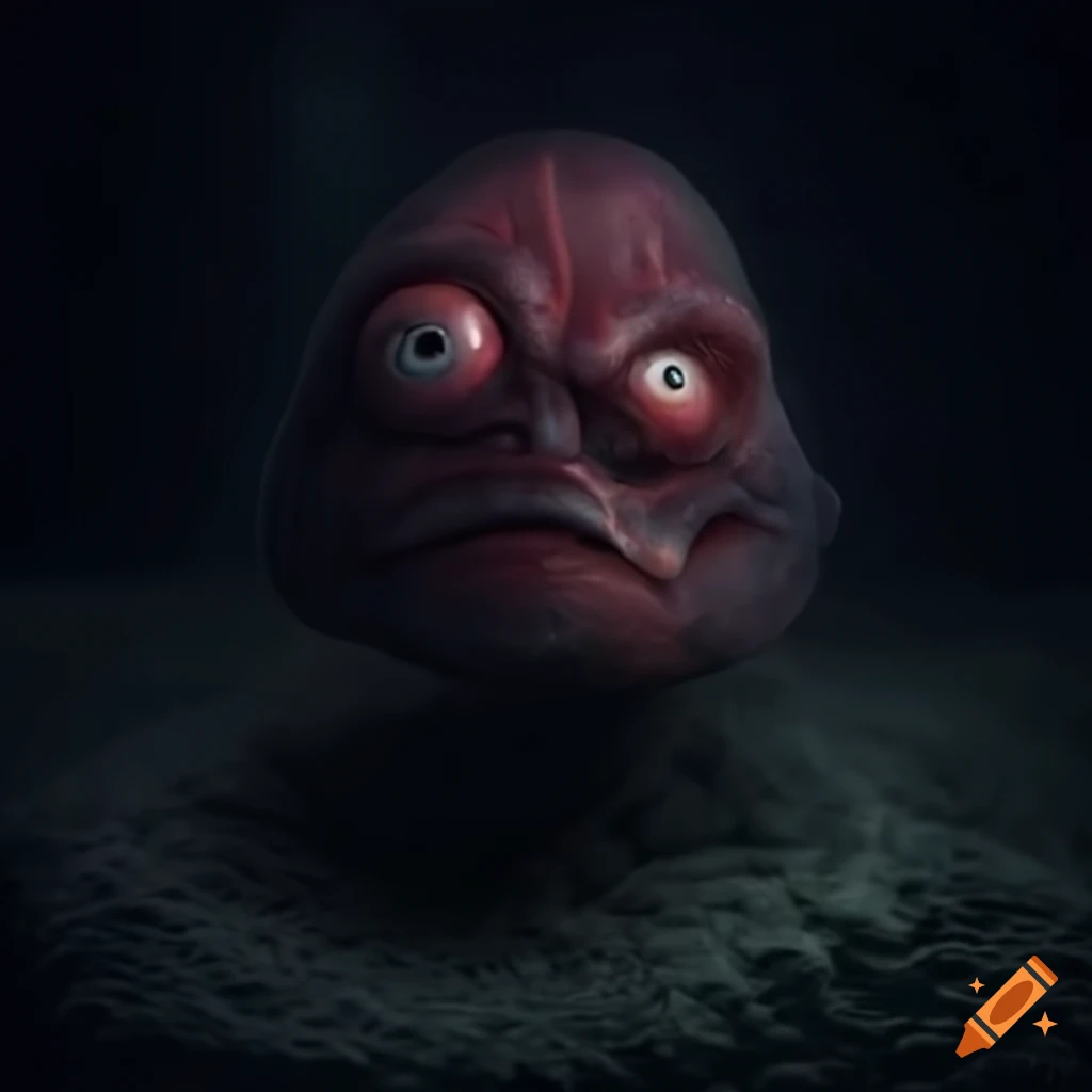 High definition image of creepy monster worms