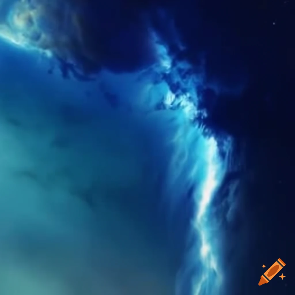 Image of zeus creating storms in the sky on Craiyon