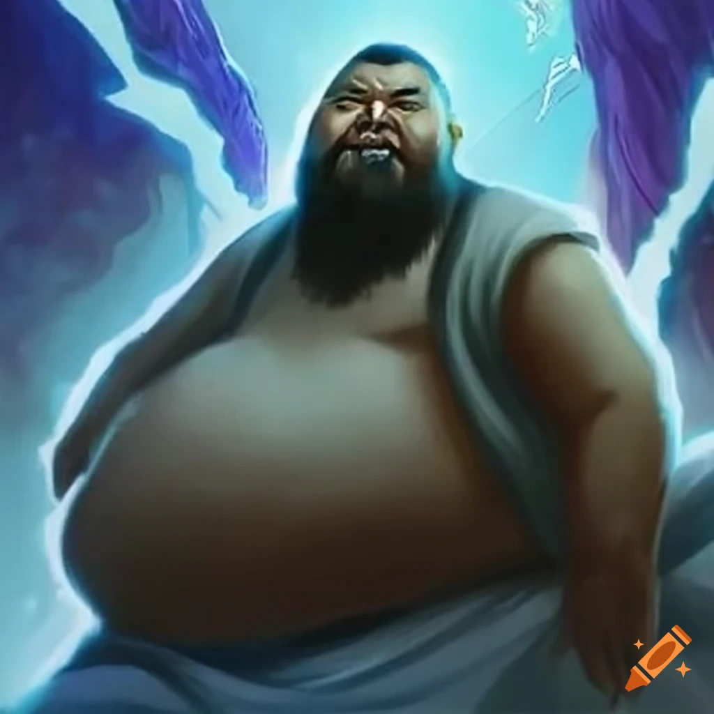 Character design of a wise asian dwarf magician on Craiyon