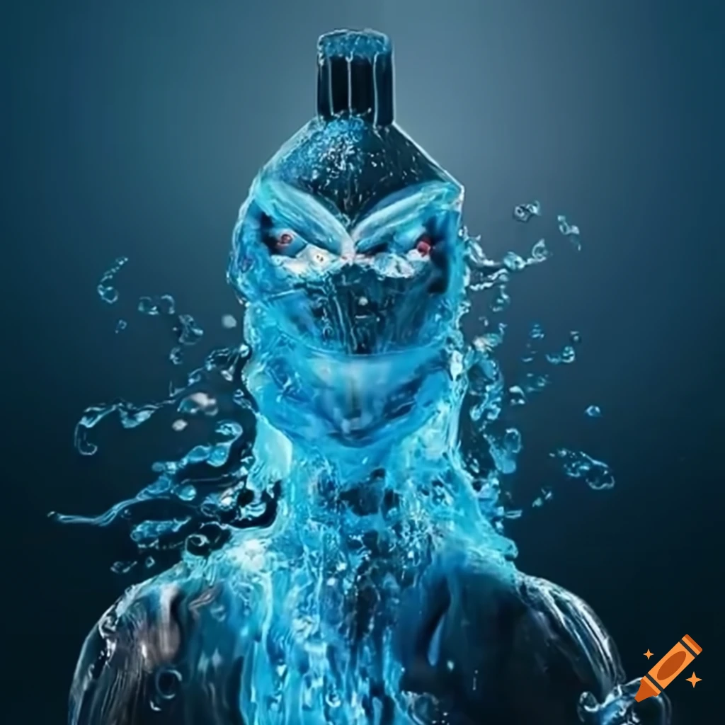 Image of a water ninja on Craiyon