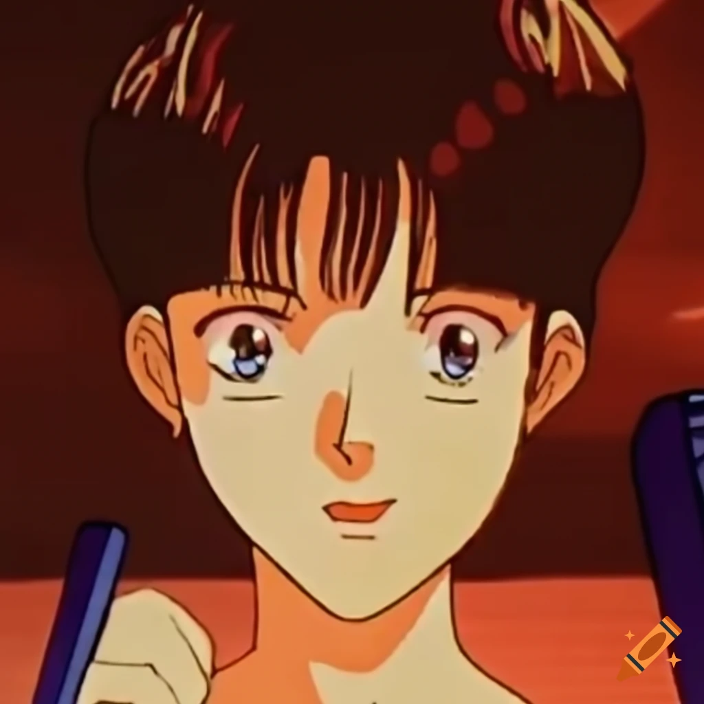 Anime-style rendition of the birth of venus on Craiyon