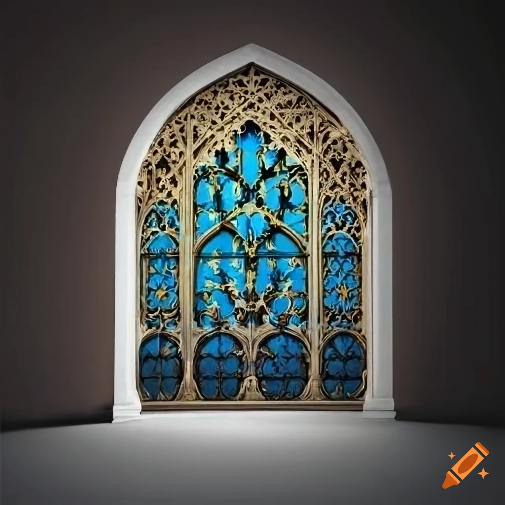 Beautiful combination of islamic art and gothic architecture on Craiyon