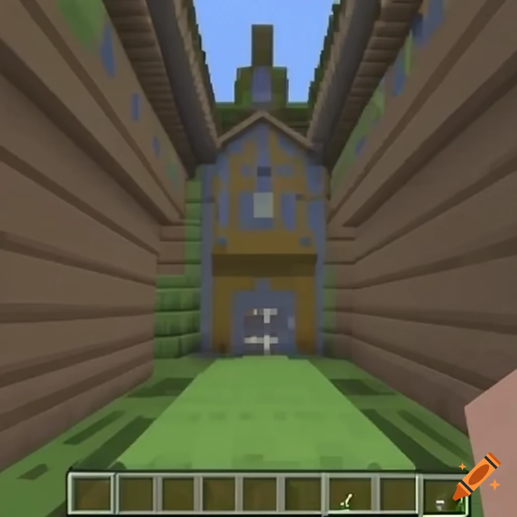 Minecraft adventure game on Craiyon