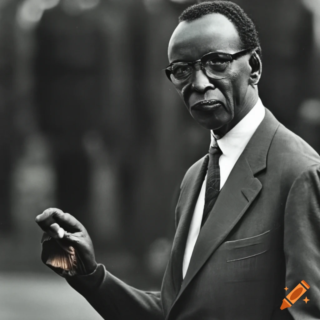 Portrait of grégoire kayibanda, the first president of rwanda on Craiyon