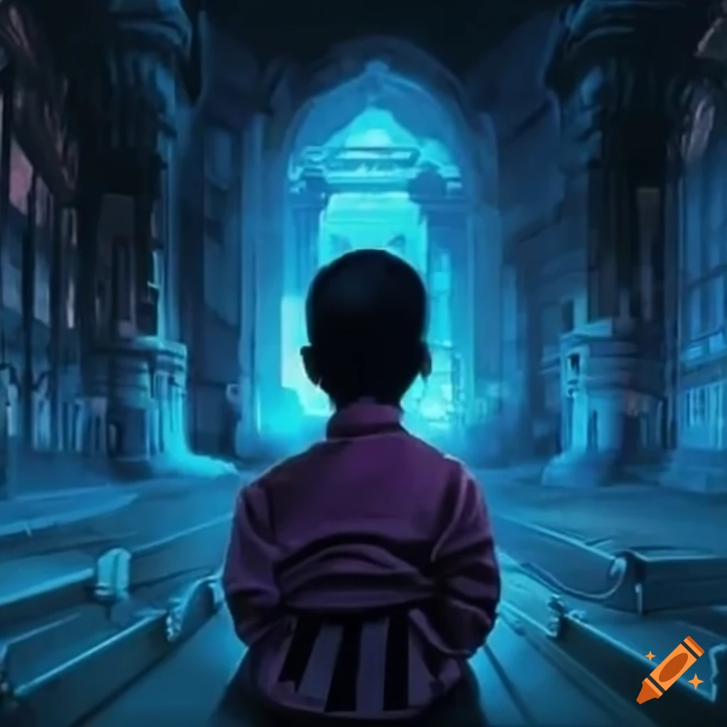 Image illustrating Kid Hacking on Craiyon