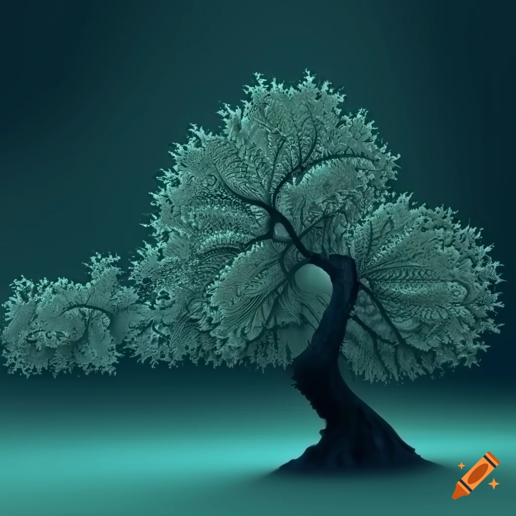 Complex landscape with fractals on Craiyon