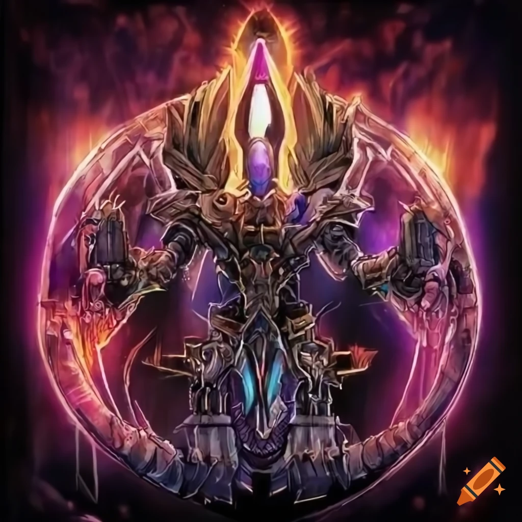 Artwork of a futuristic mechanical divine entity on Craiyon