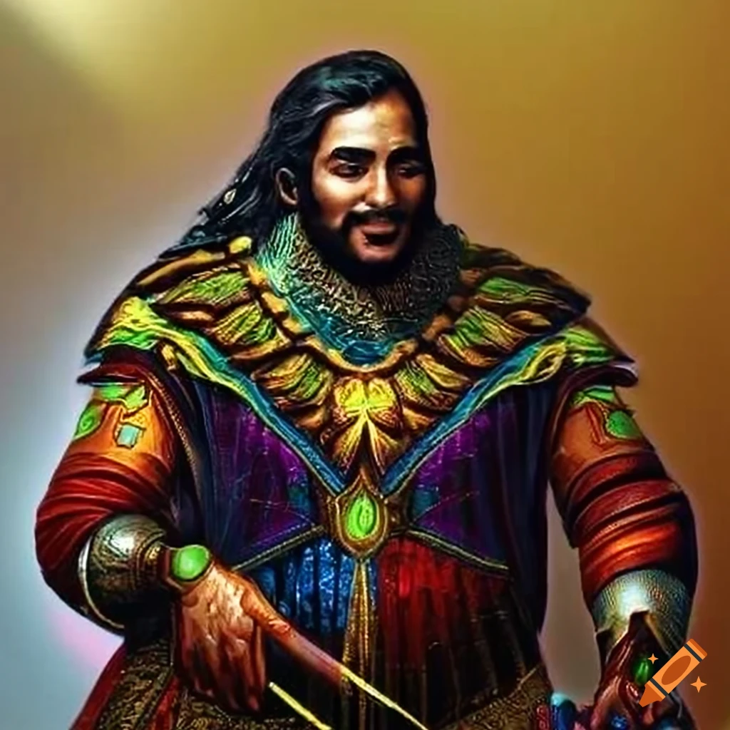 Portrait of alexander bin salazar on Craiyon