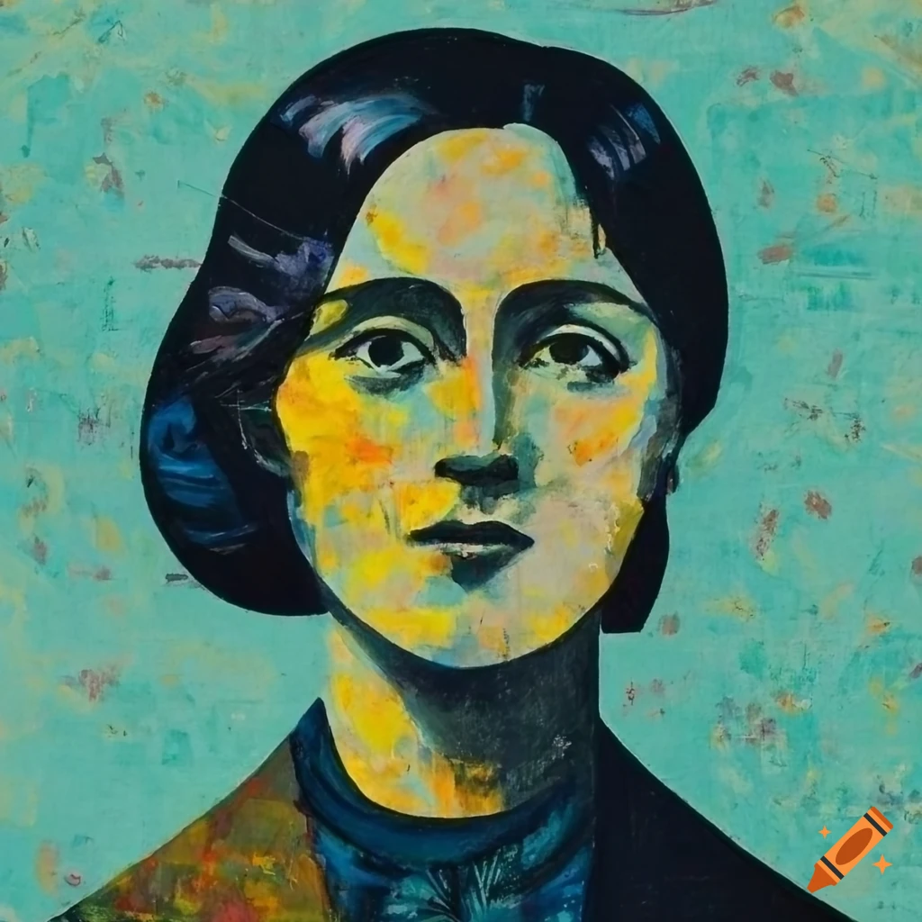 Max ernst style portrait of a young woman on Craiyon