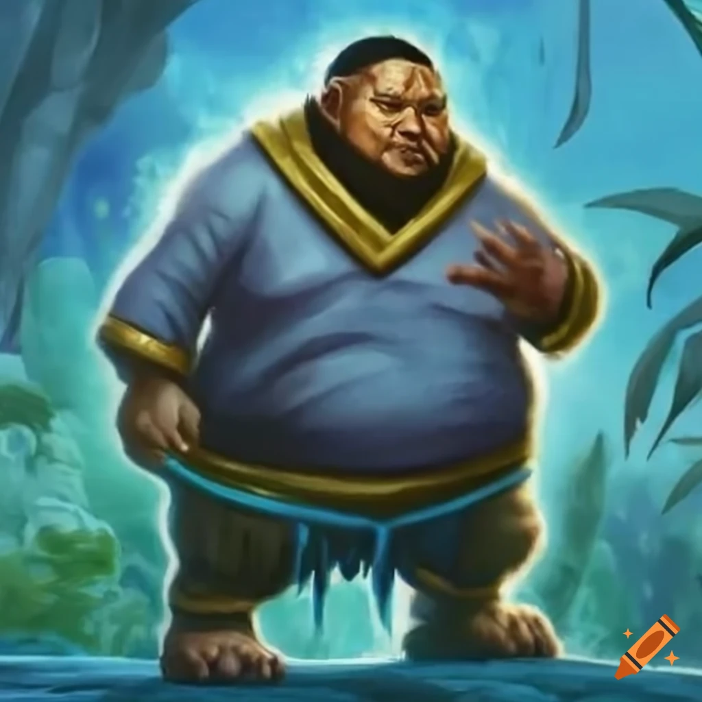 Illustration of a wise dwarf with magical powers