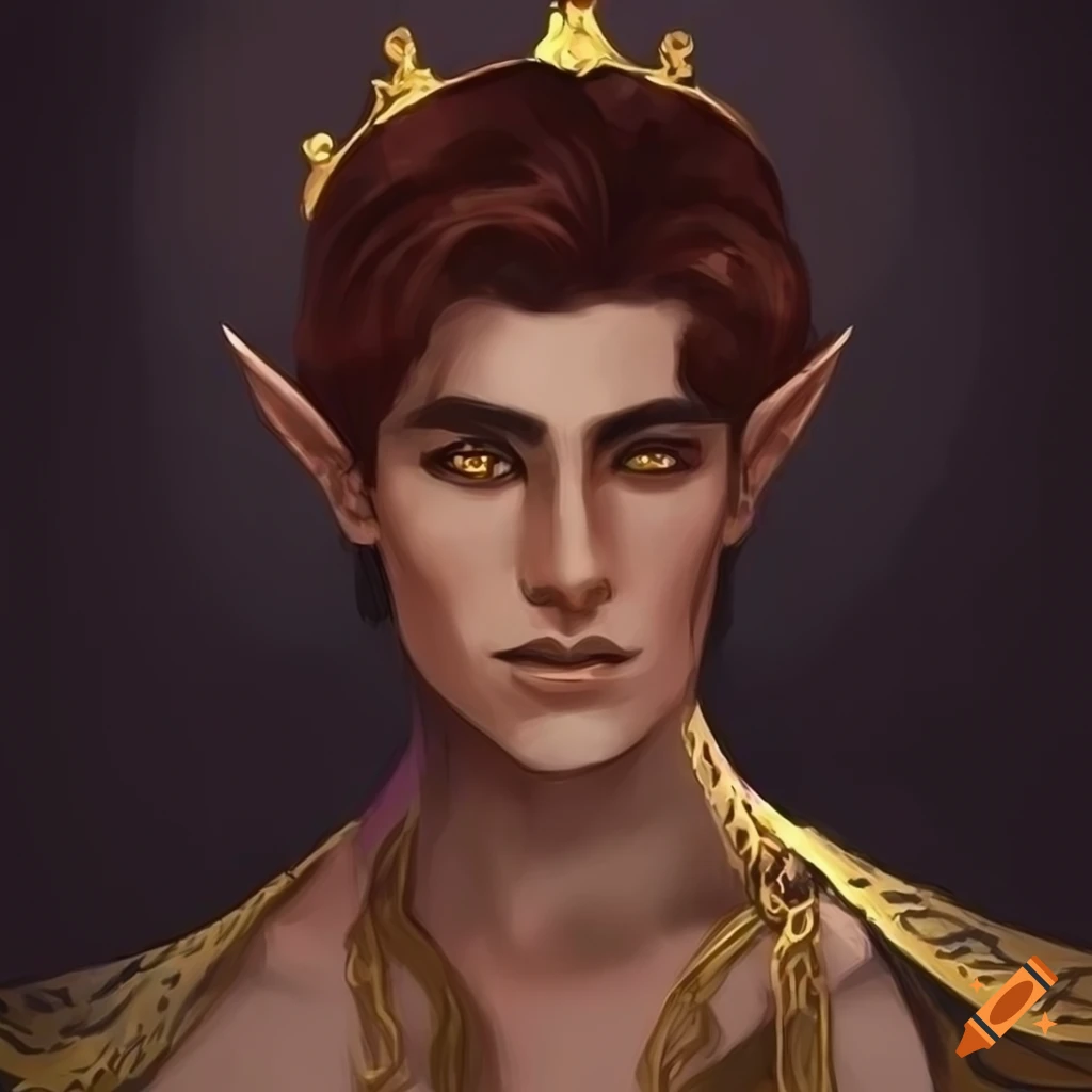 Cardan greenbriar fanart with a crown on Craiyon