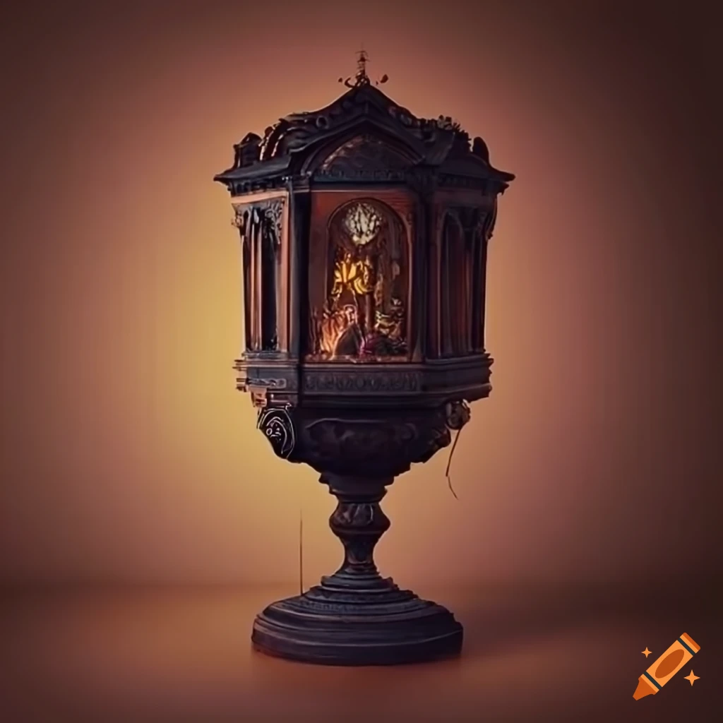 Artwork depicting a restored world on Craiyon