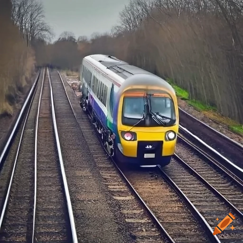 Class 777 train in scotrail livery on Craiyon