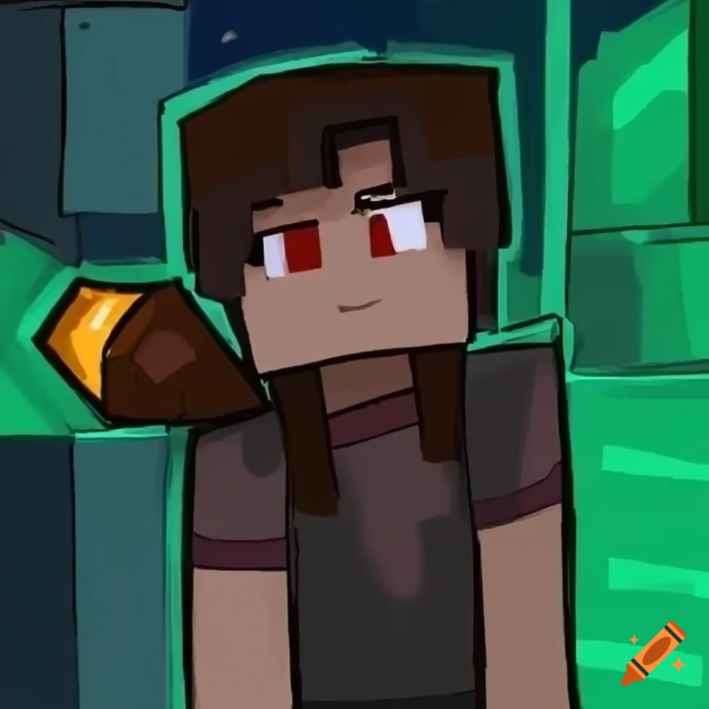 Minecraft bot server on Craiyon