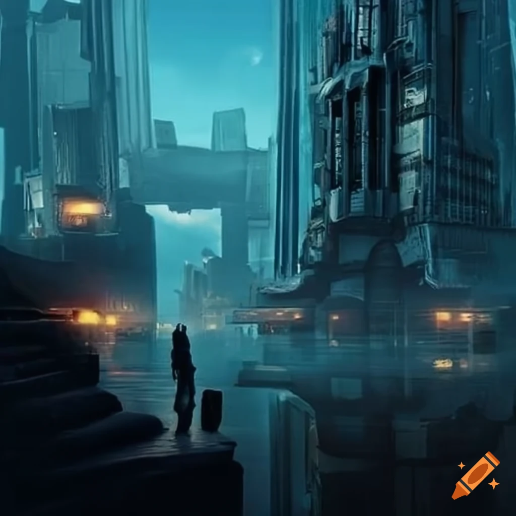 Realistic futuristic gaming landscape on Craiyon