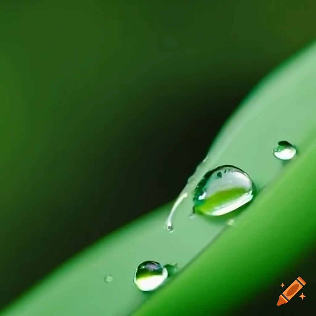 Close up Of A Water Droplet On A Leaf close-up-of-a-water-droplet-on-a-leaf