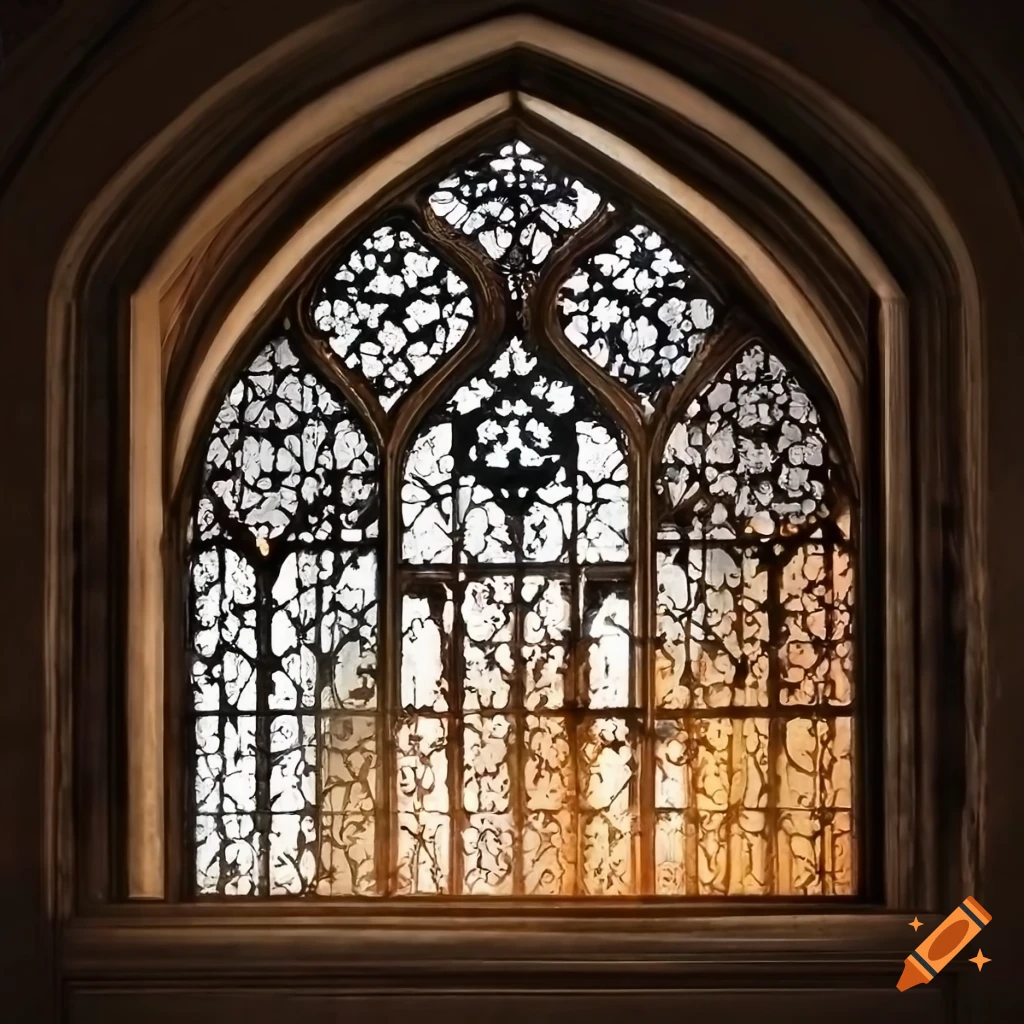 High resolution islamic art with gothic window design on Craiyon