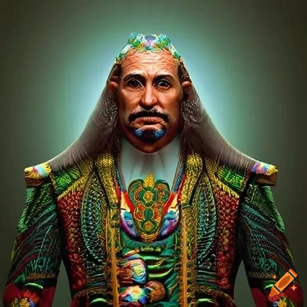 Portrait of alexander bin salazar on Craiyon