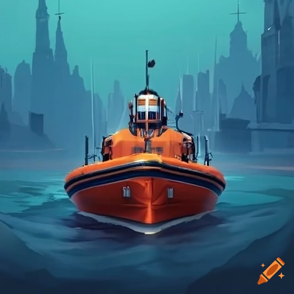 Image of lifeboat servers on Craiyon