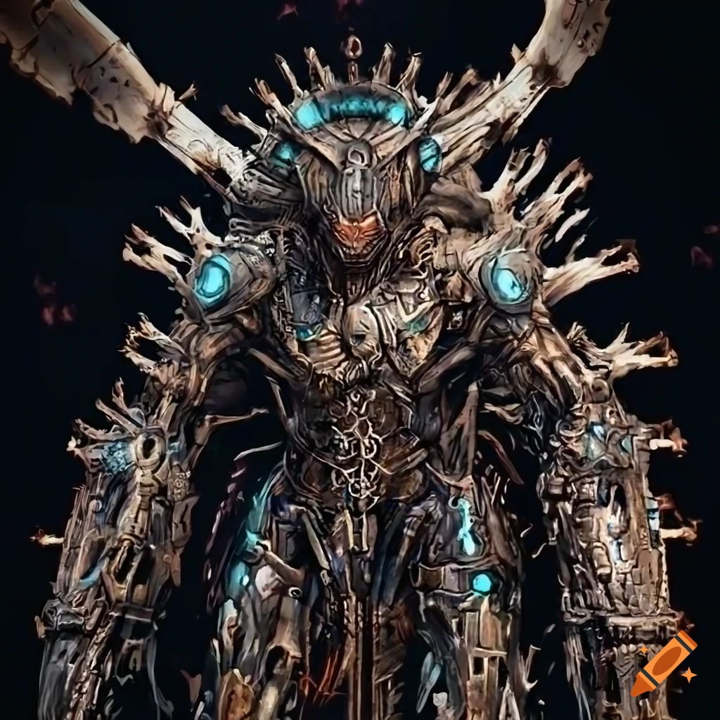 Cybernetic gogmazios artwork on Craiyon