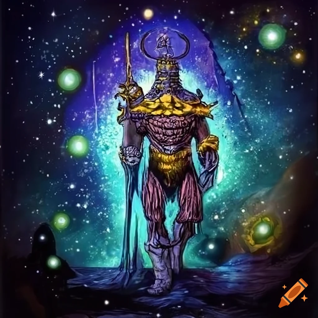 Tarot card in the style of peter doig and moebius on Craiyon