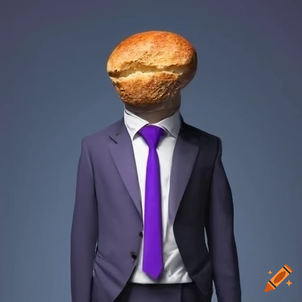 Man in a suit with a corn cob as a head on Craiyon