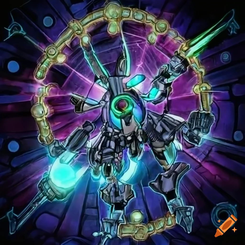 Cracked mask yu-gi-oh card on Craiyon