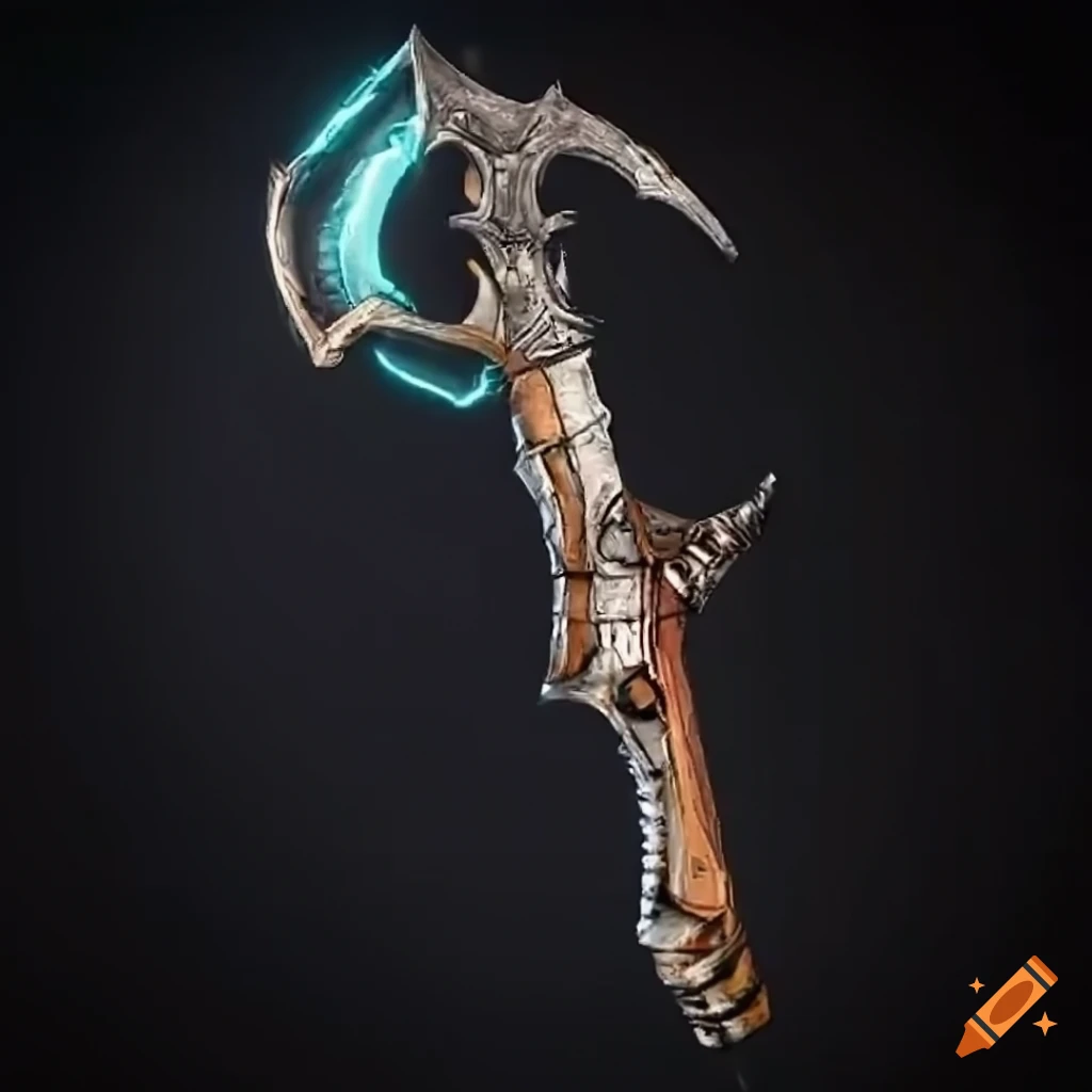 Detailed alien fantasy weapon design on Craiyon