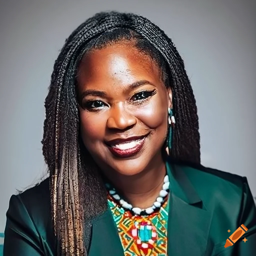 Portrait of katie, ceo of an inclusive it recruiting company on Craiyon