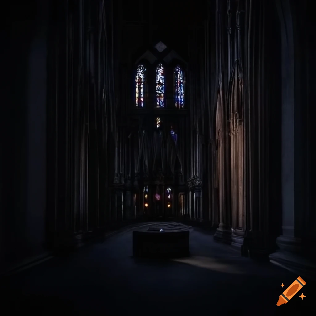 Cathedral Interior Dark