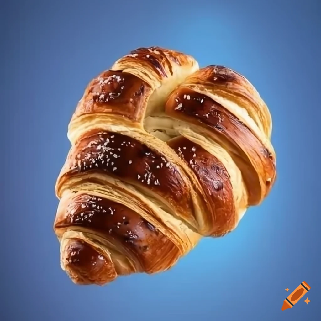 Croissant bretzel fusion on Craiyon