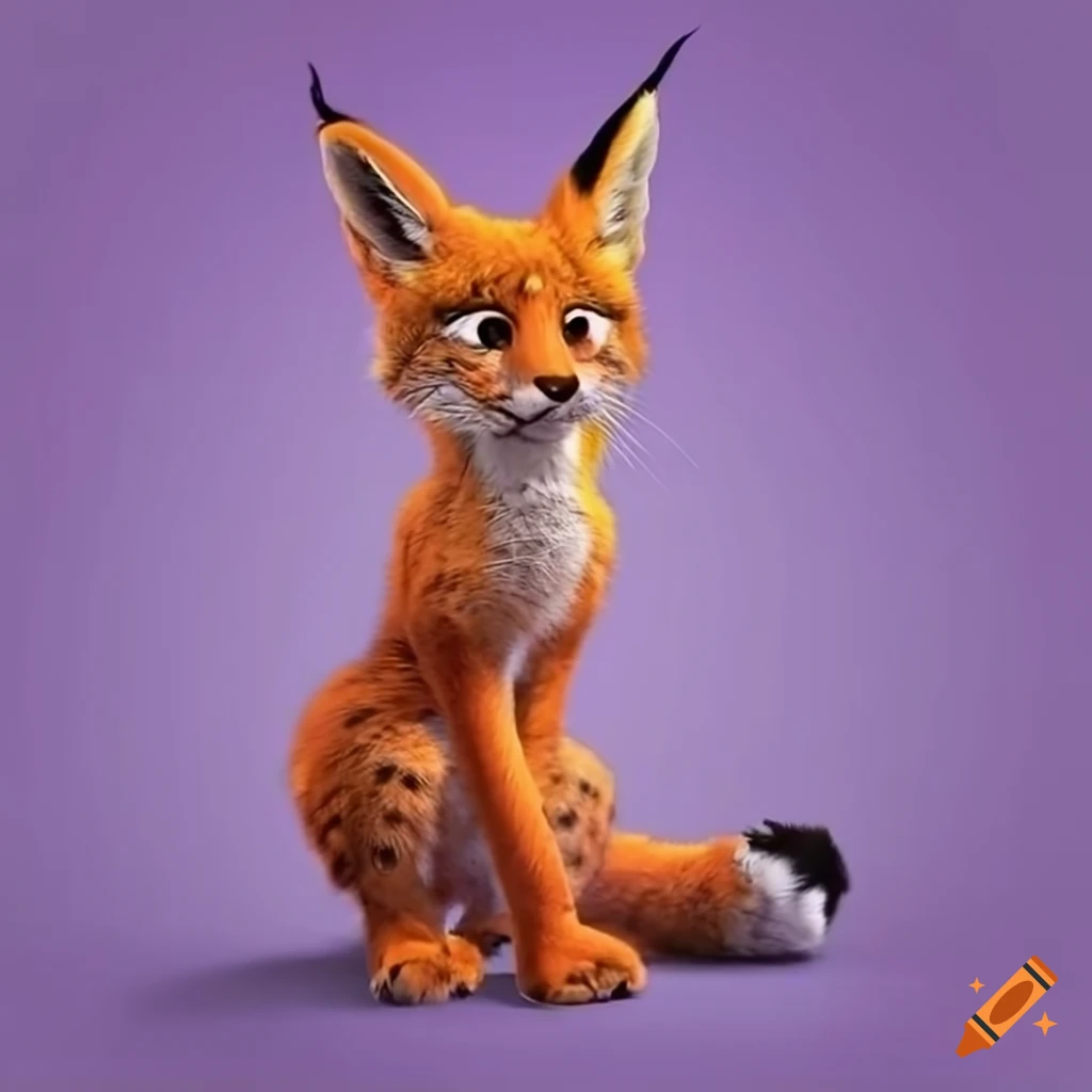 Realistic depiction of a slender yellow animal with long nose and large ...