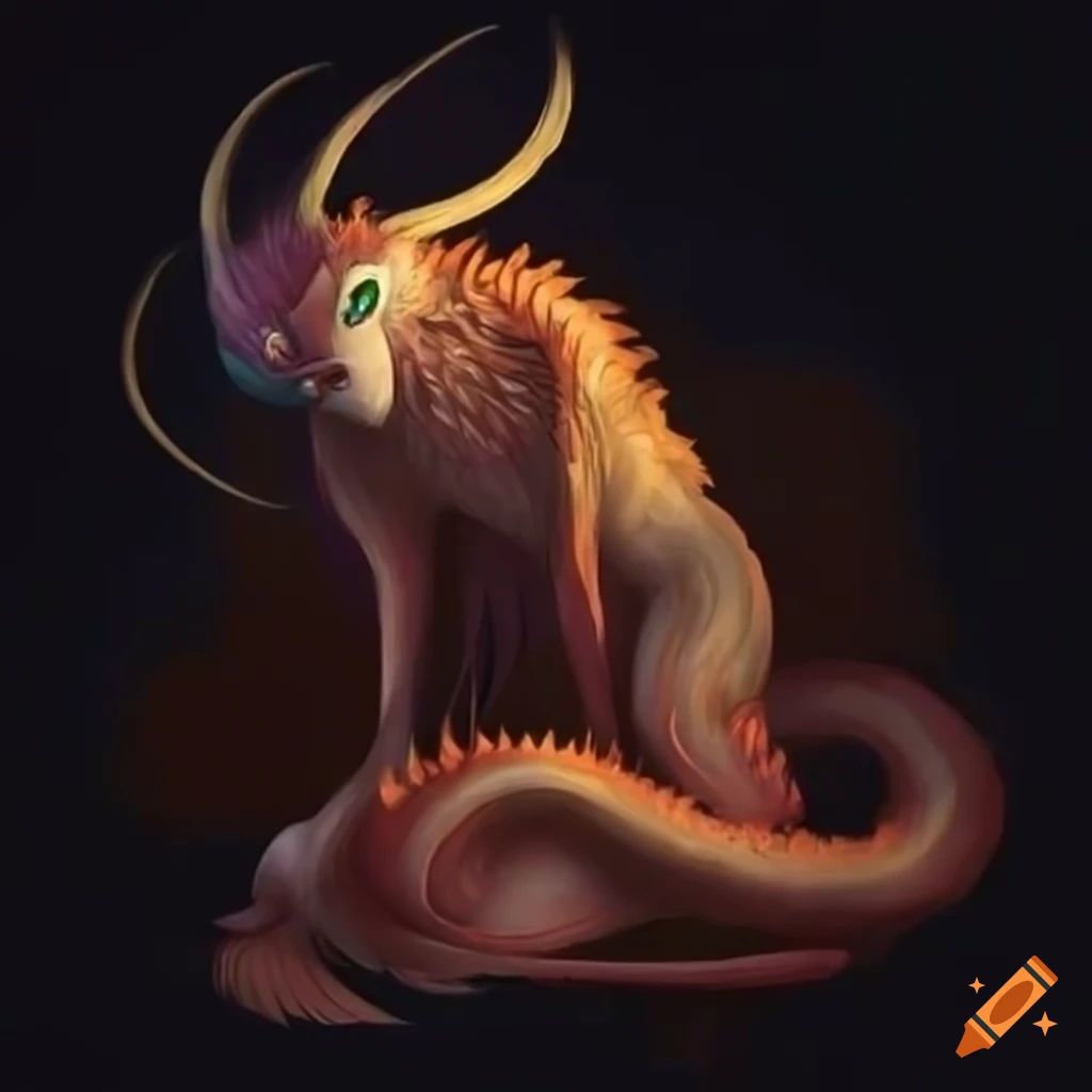 Image of an elegant and graceful mythical creature