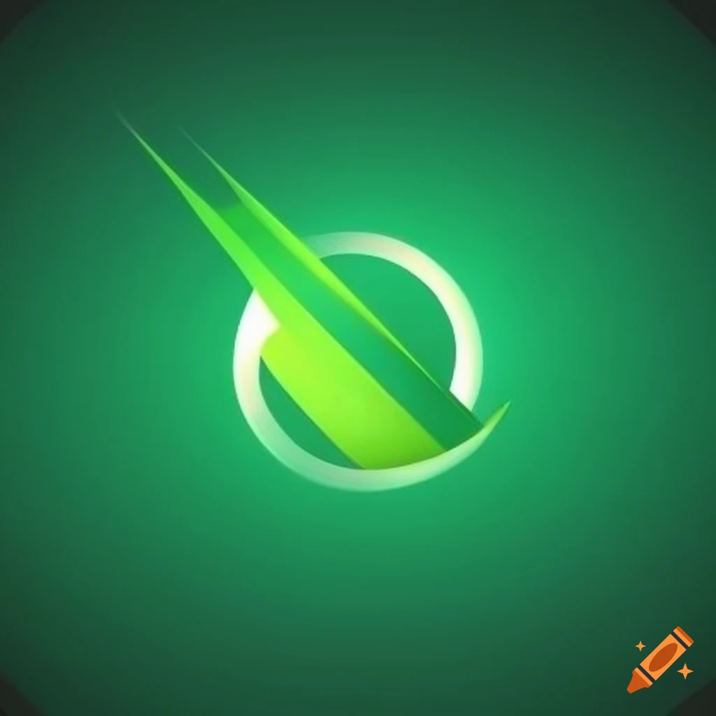 Green logo design on Craiyon