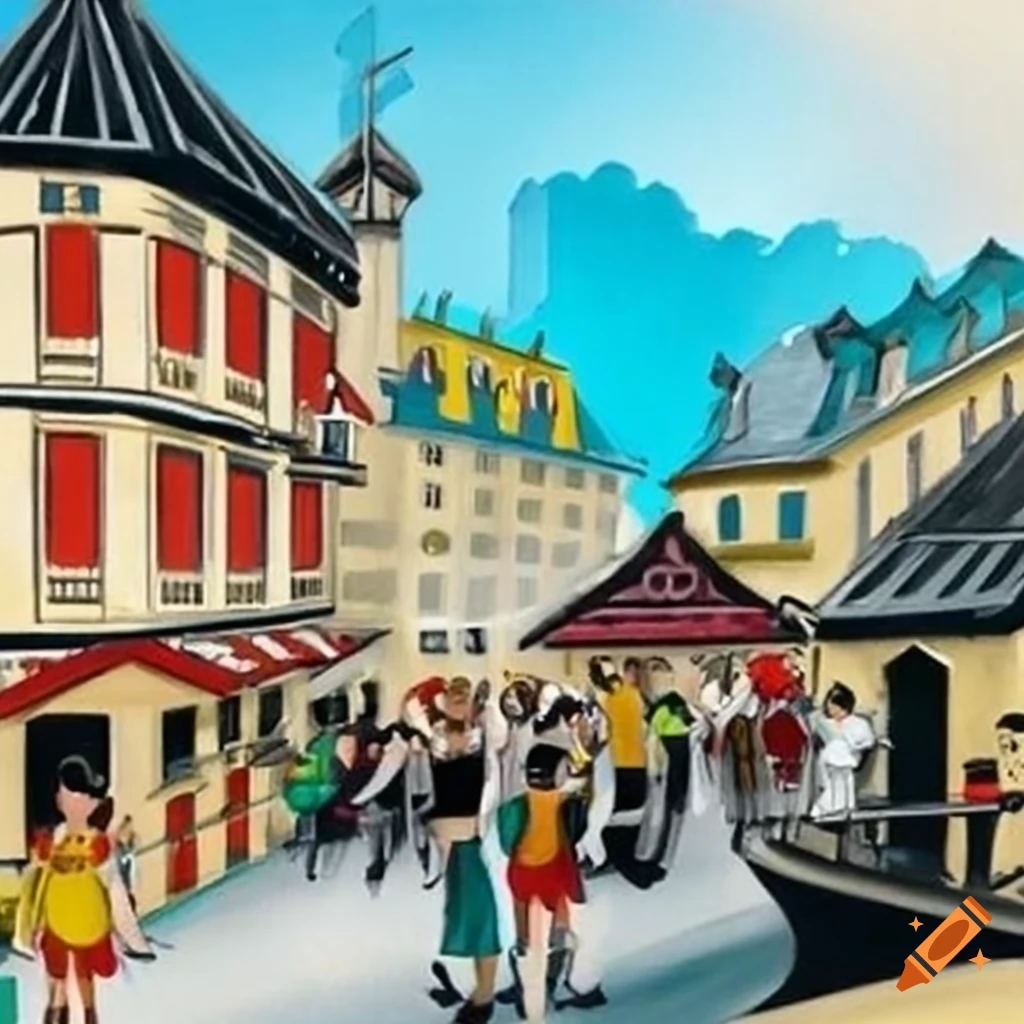 Vibrant illustration inspired by 60s Archie Comics and Jaime Hernandez ...