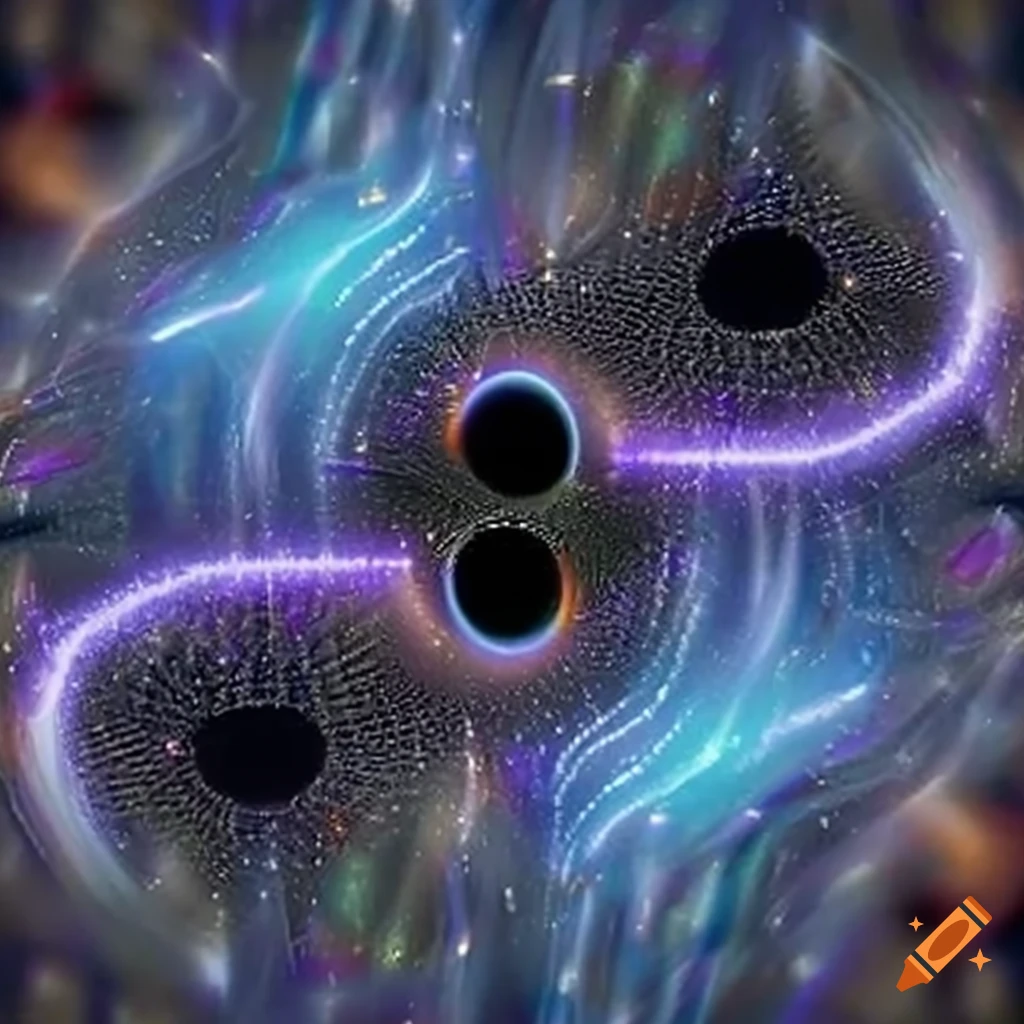 Mesmerizing 3D visualization of a black hole on Craiyon