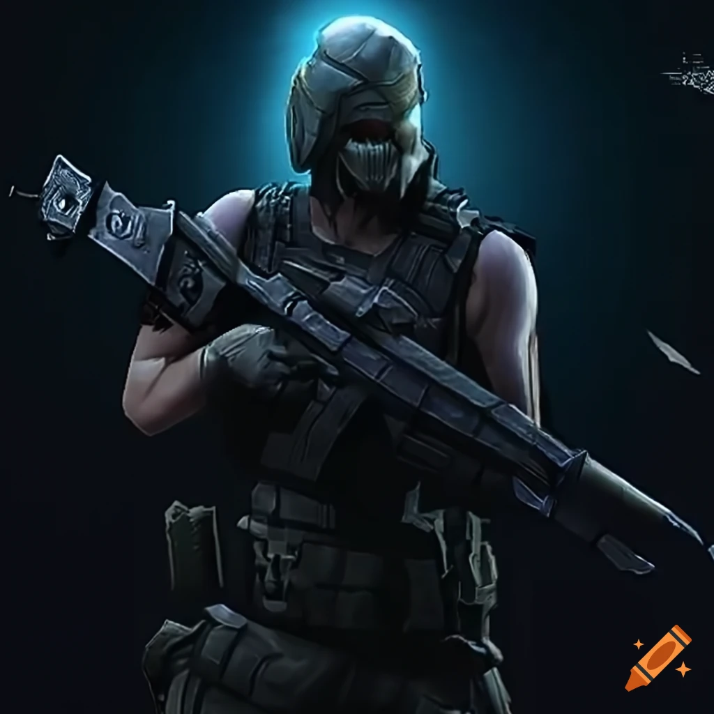 Enhanced pve combat illustration on Craiyon