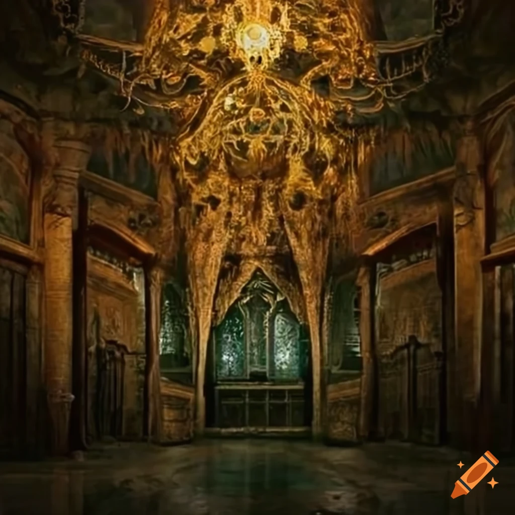 Image of a treehouse palace