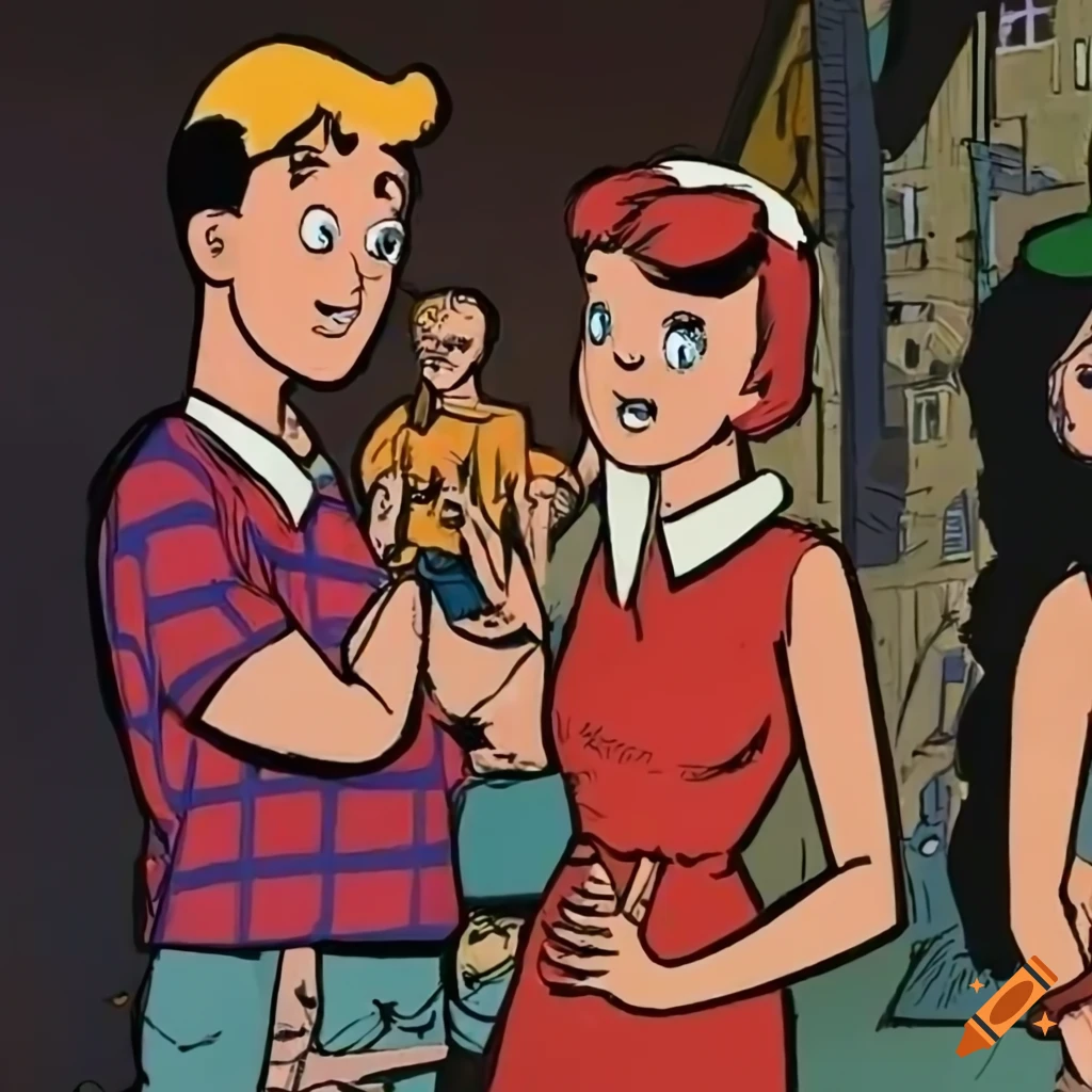 Vb55 comic style inspired by 60s archie comics and akira toriyama on ...