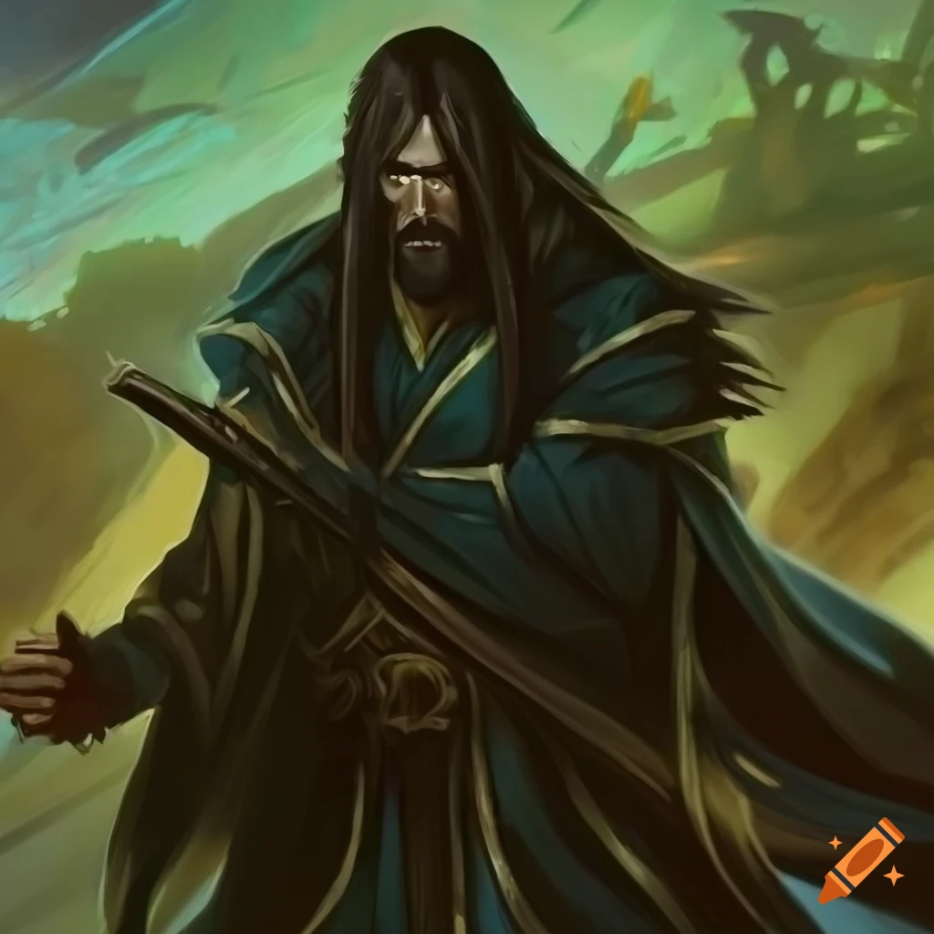 Image of an asian elf with long beard and chinese robes on Craiyon