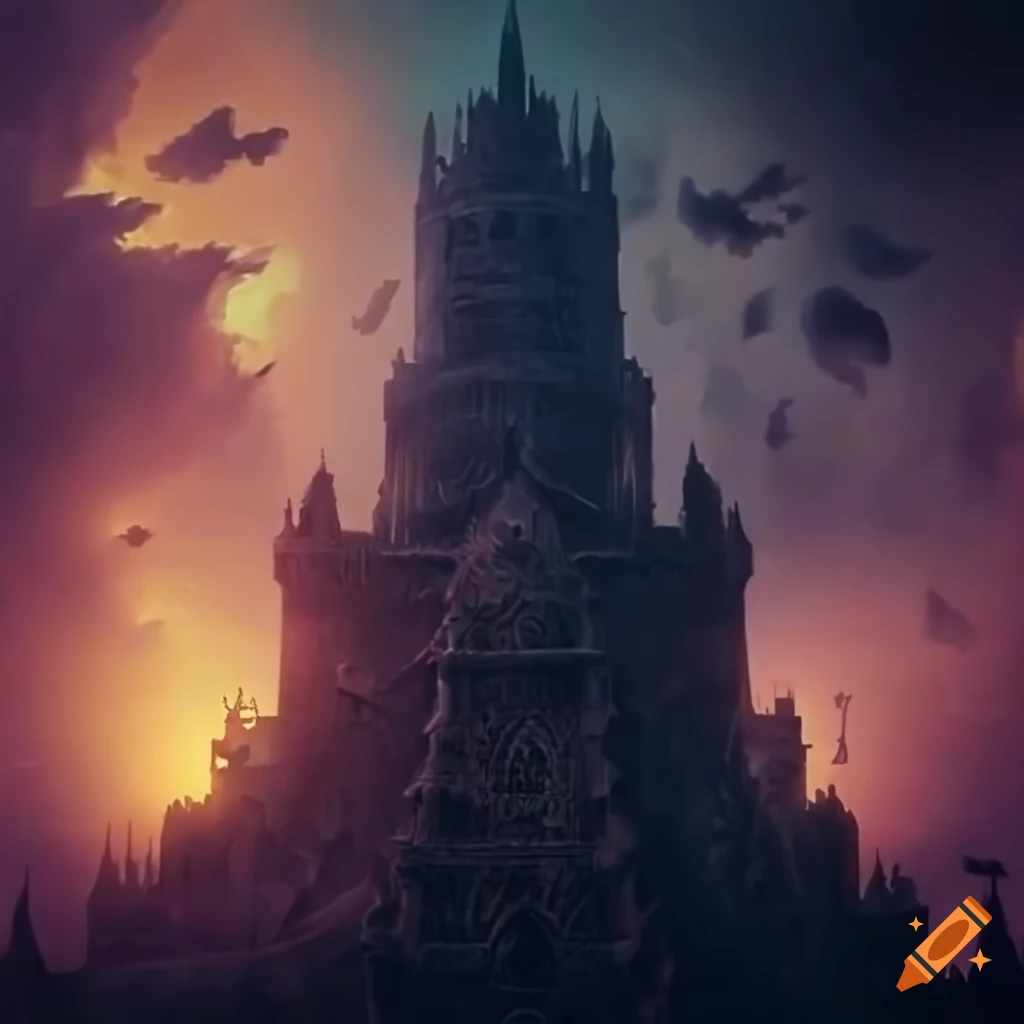 Spooky bungalow at night on Craiyon