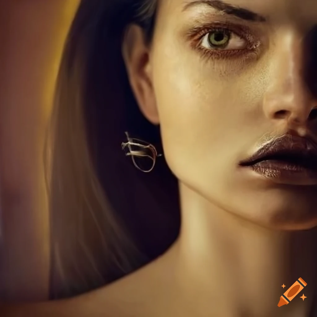 Illustration of a woman by greg rutkowski