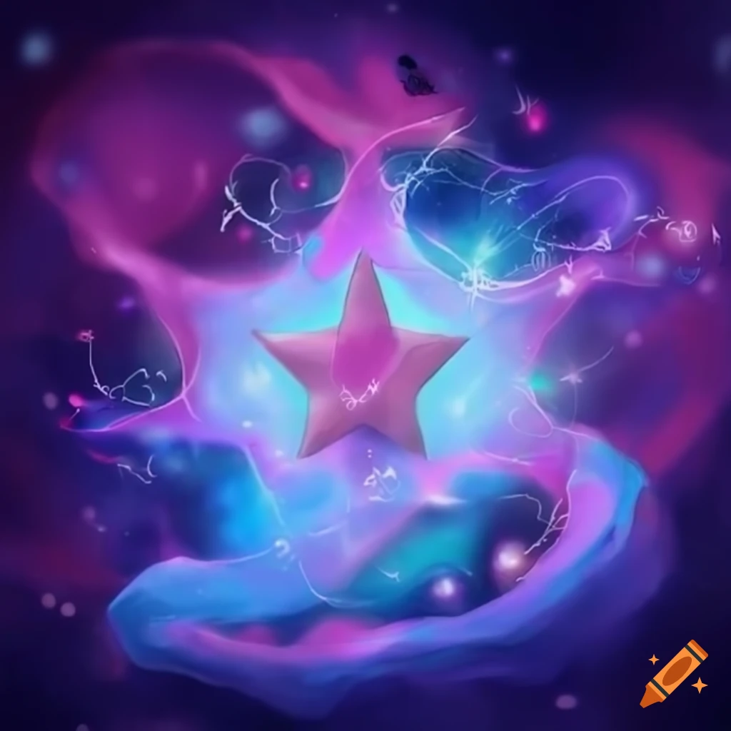 Pastel-colored anime star of hope on Craiyon