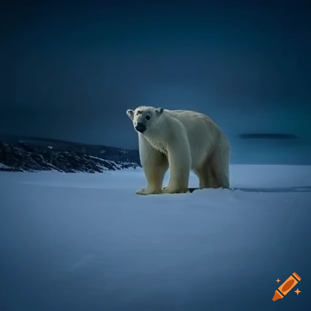 A yeti at nordegg in alberta on Craiyon