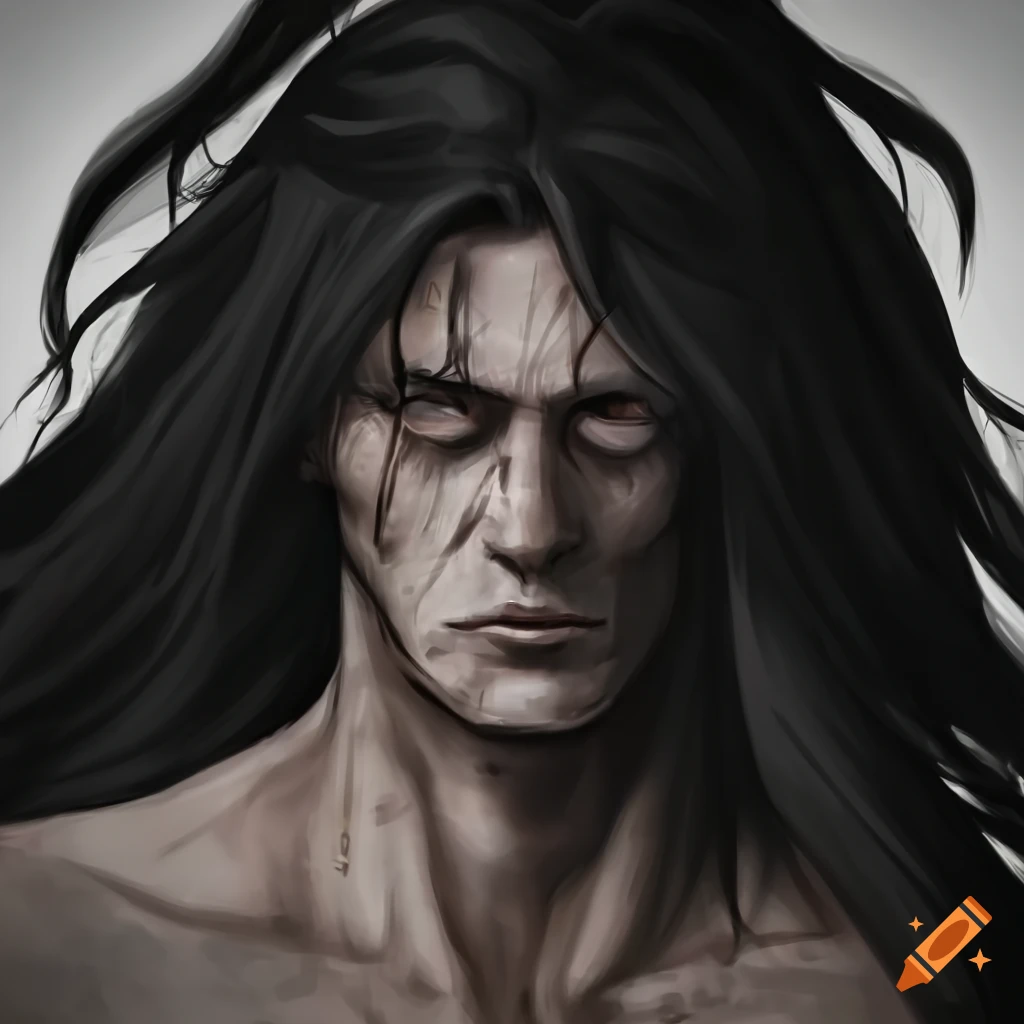 Artistic depiction of a sad giant man on Craiyon