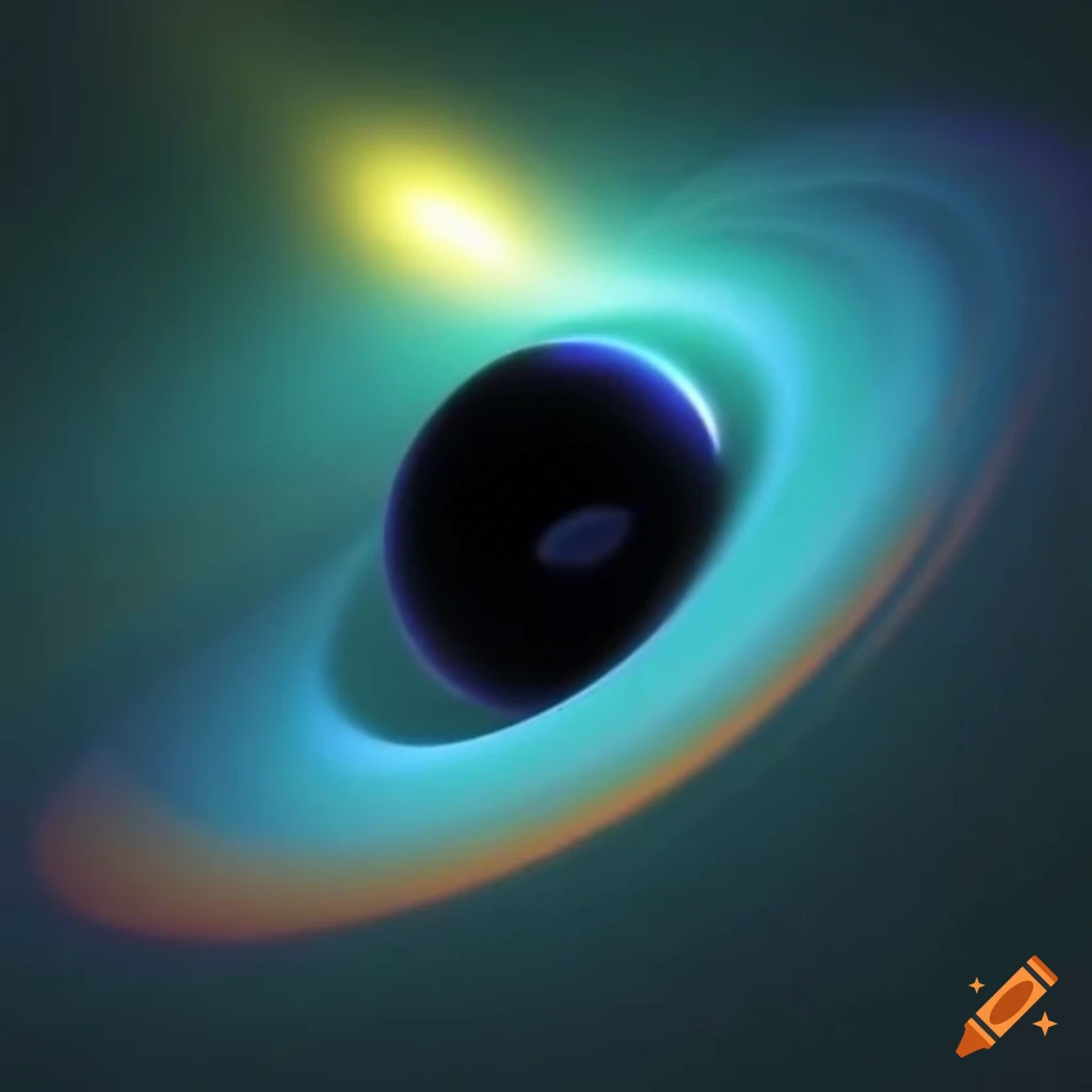 Hyper detailed 3D black hole artwork on Craiyon