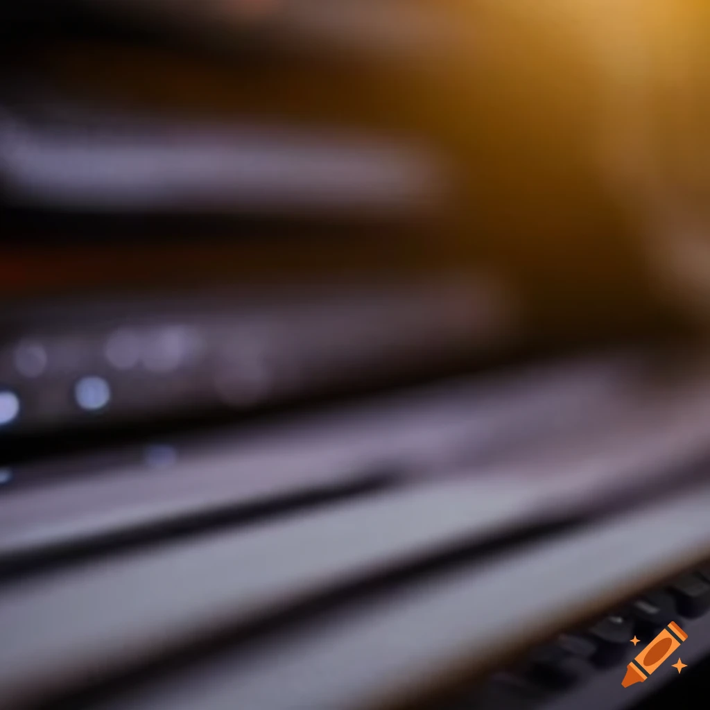 Piano keyboard texture on Craiyon