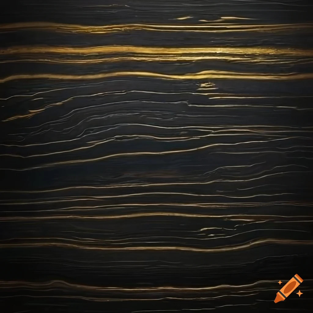 Black and gold wooden texture on Craiyon